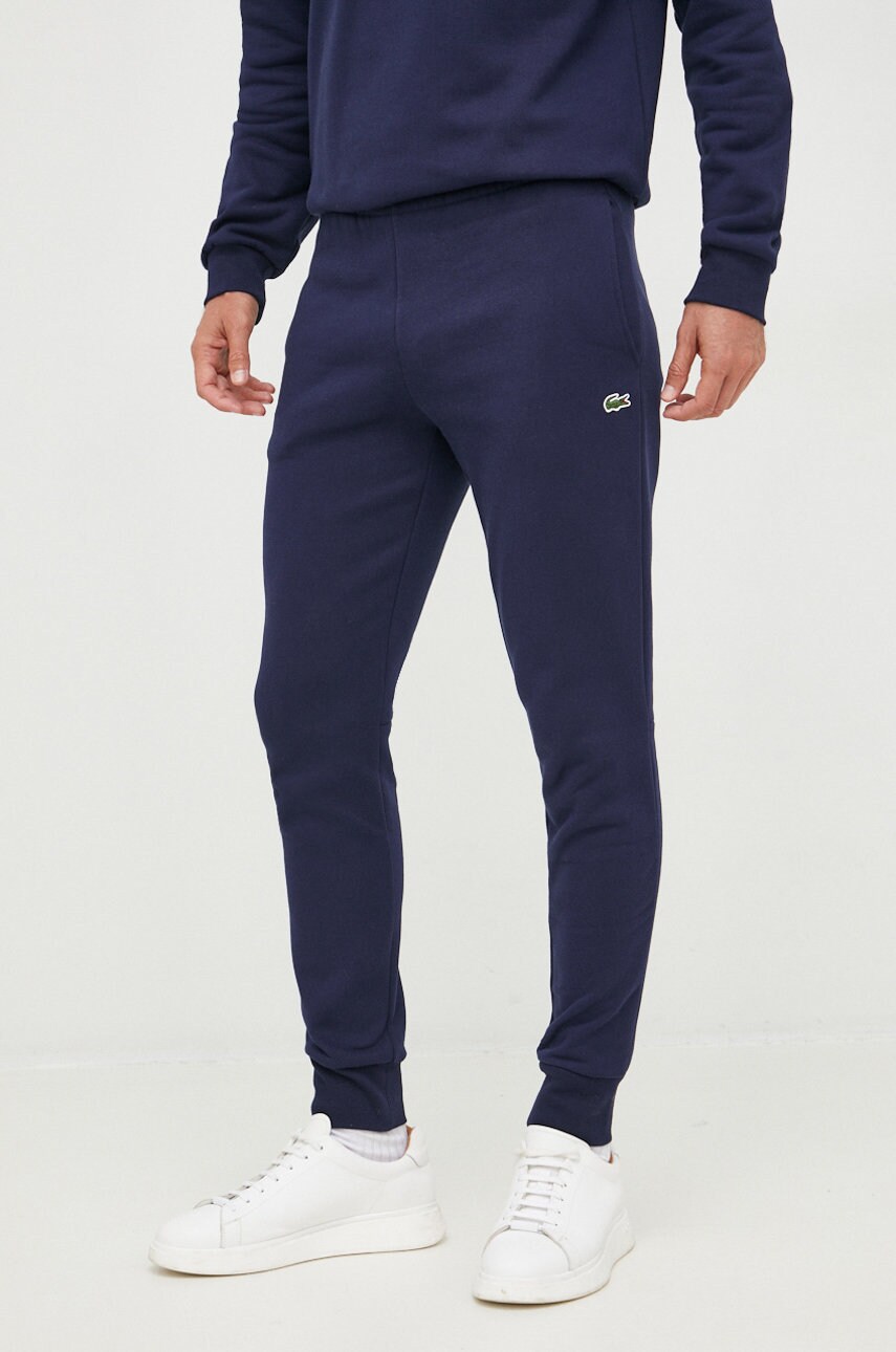 Lacoste joggers men s navy blue color at PRM US