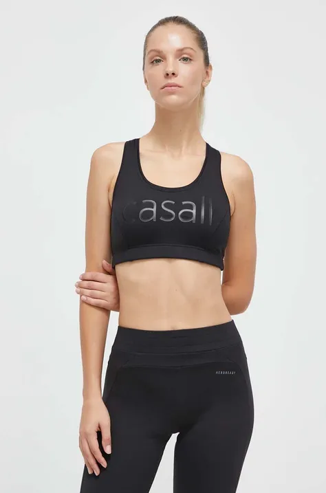 Casall biustonosz sportowy kolor bordowy gładki | Answear.com