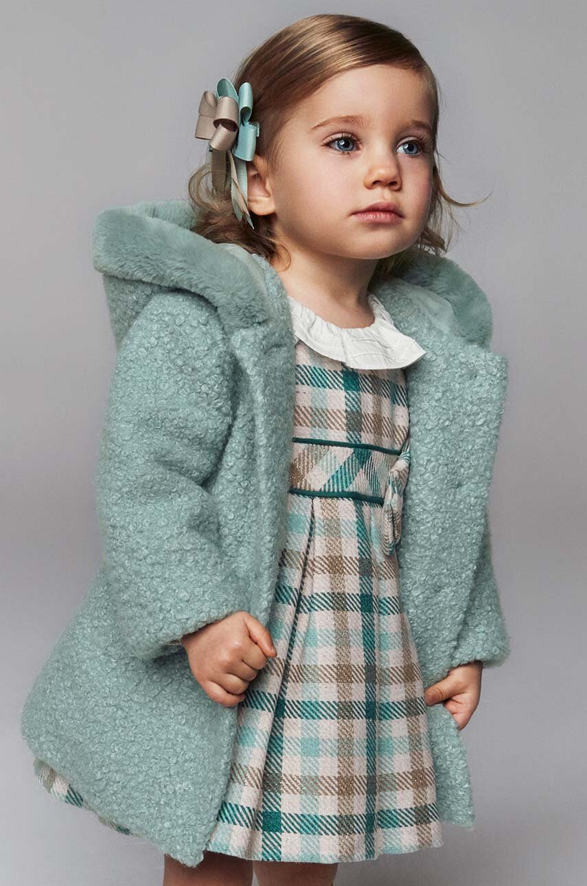 Дитячий плащ Mayoral колір бірюзовий 4487 | ANSWEAR.ua