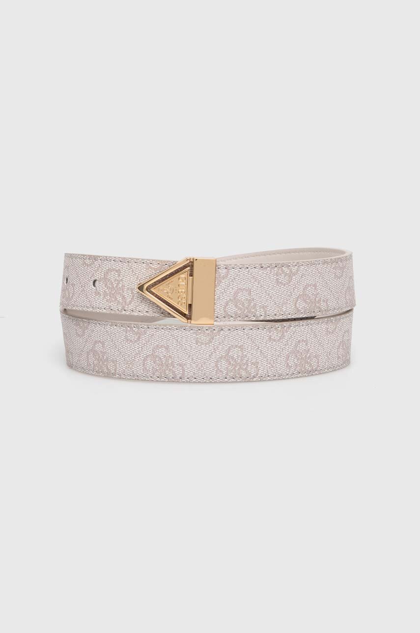 Guess curea cu două fețe femei, culoarea roz | ANSWEAR.ro