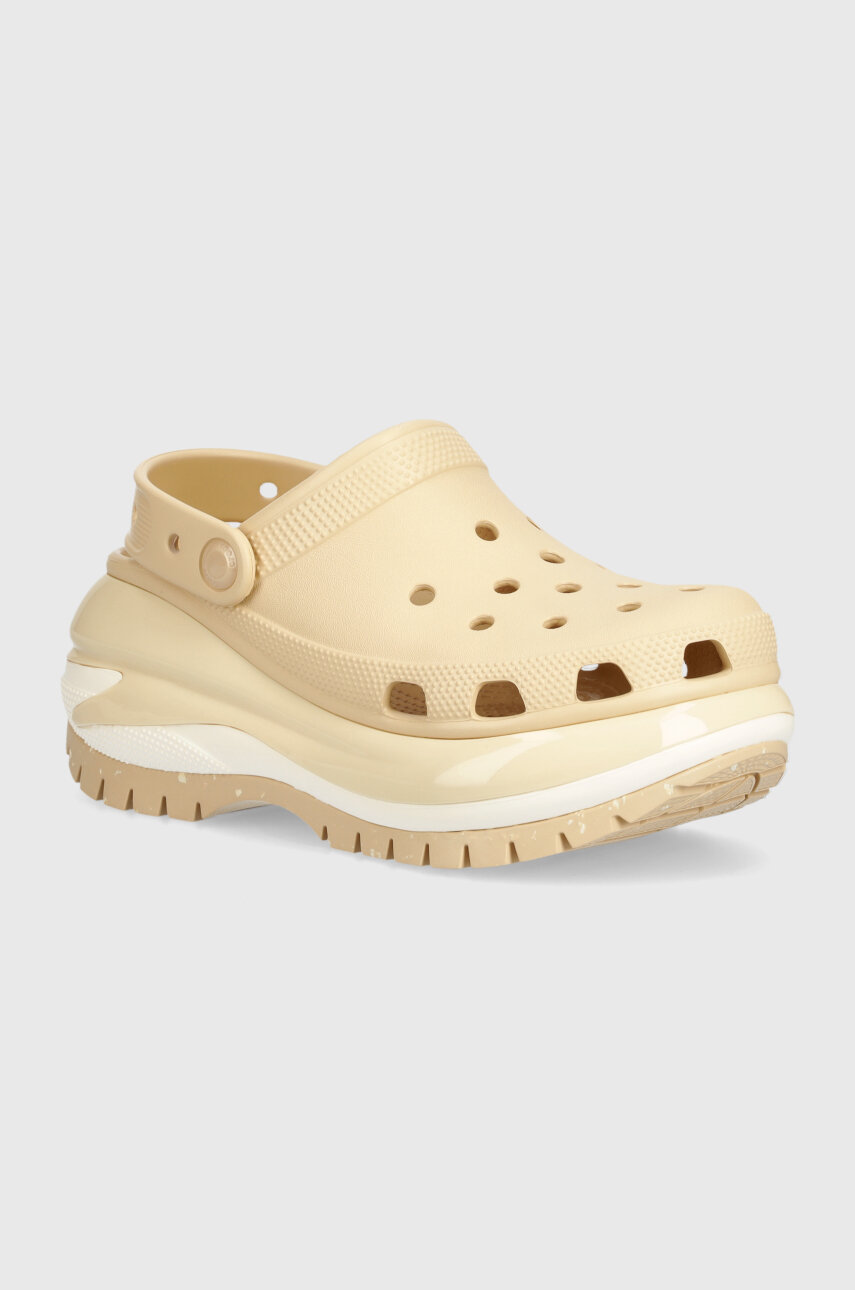 Crocs Classic Mega Crush Clog beige | PRM USA
