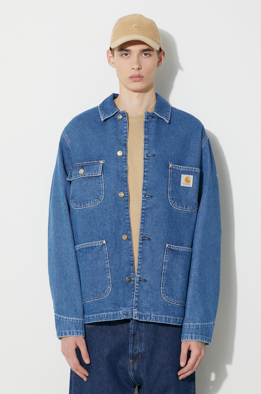 Carhartt WIP denim jacket OG Detroit Jacket men's blue color I033039 ...