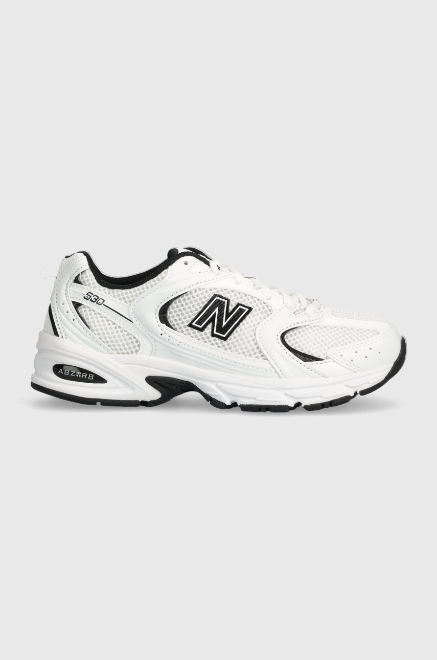 New Balance leather sneakers WL574ZFG white color at PRM US
