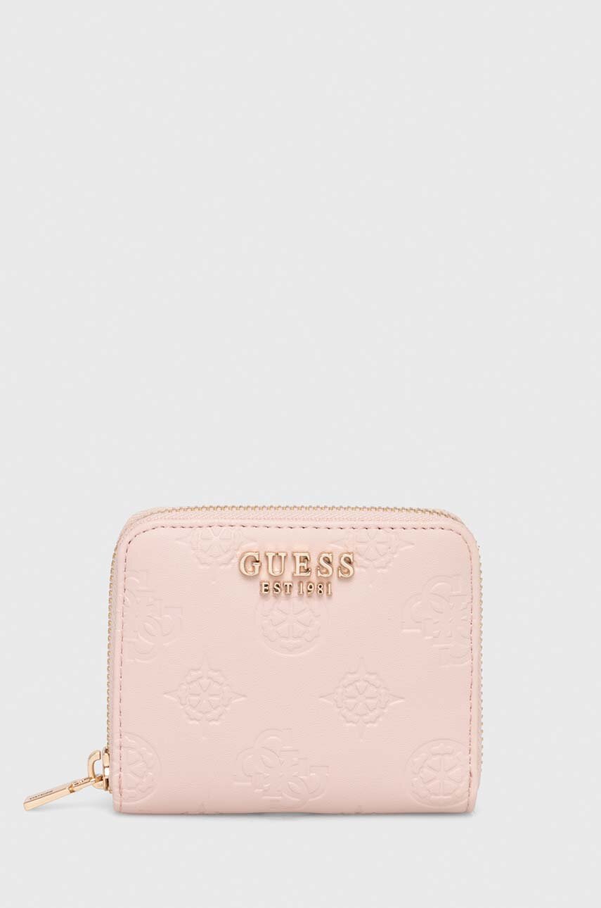 Πορτοφόλι Guess χρώμα: ροζ | ANSWEAR.gr