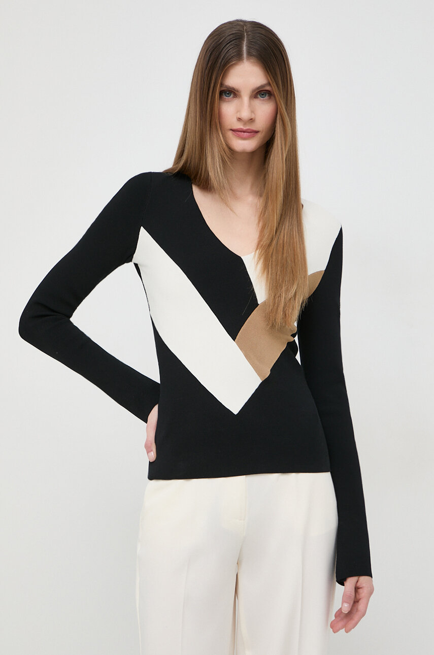 Sisley sweter damski kolor czarny lekki | Answear.com