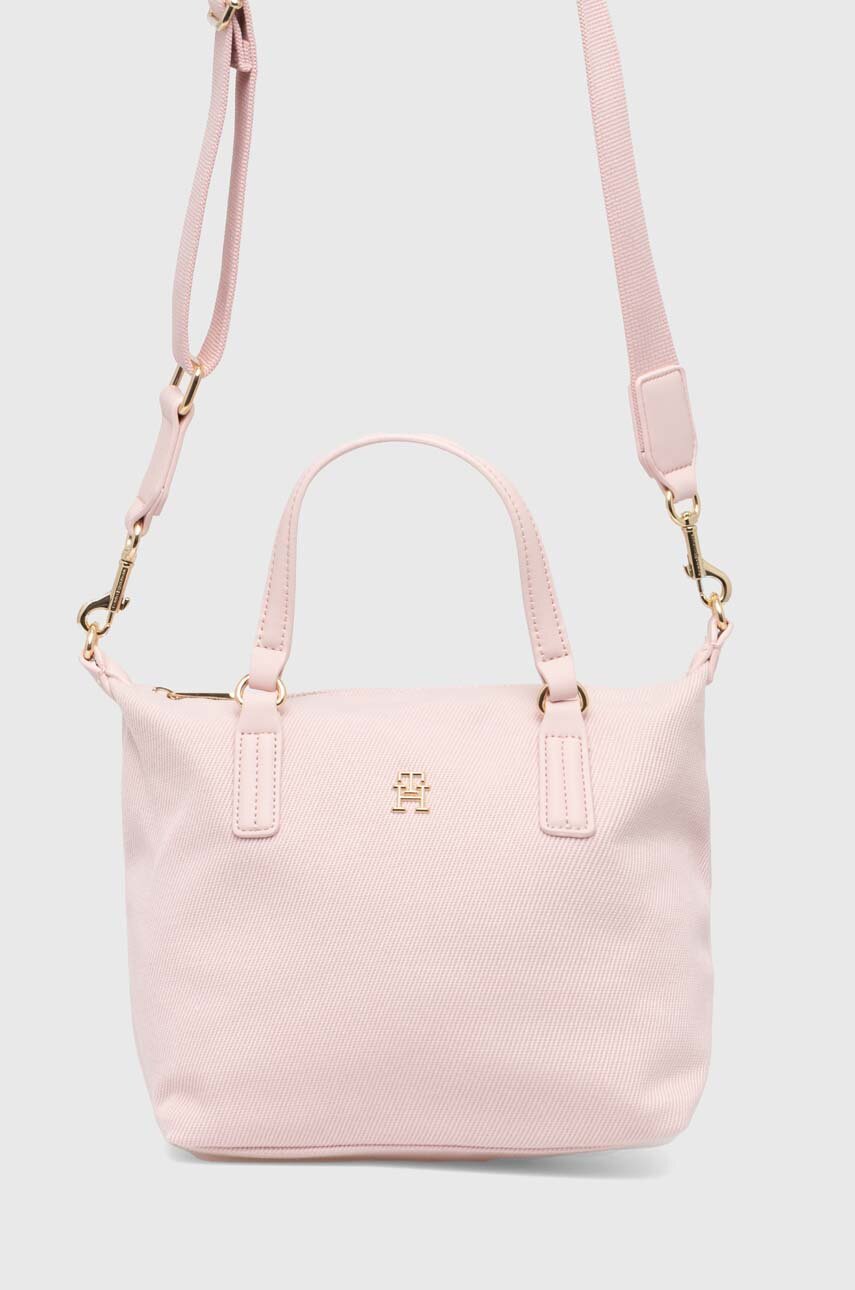 Genti Tommy Hilfiger roz, geanta Tommy Hilfiger roz | ANSWEAR.ro