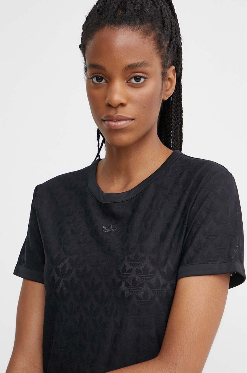 adidas Originals t-shirt damski kolor czarny IB7421-BLACK | Answear.com