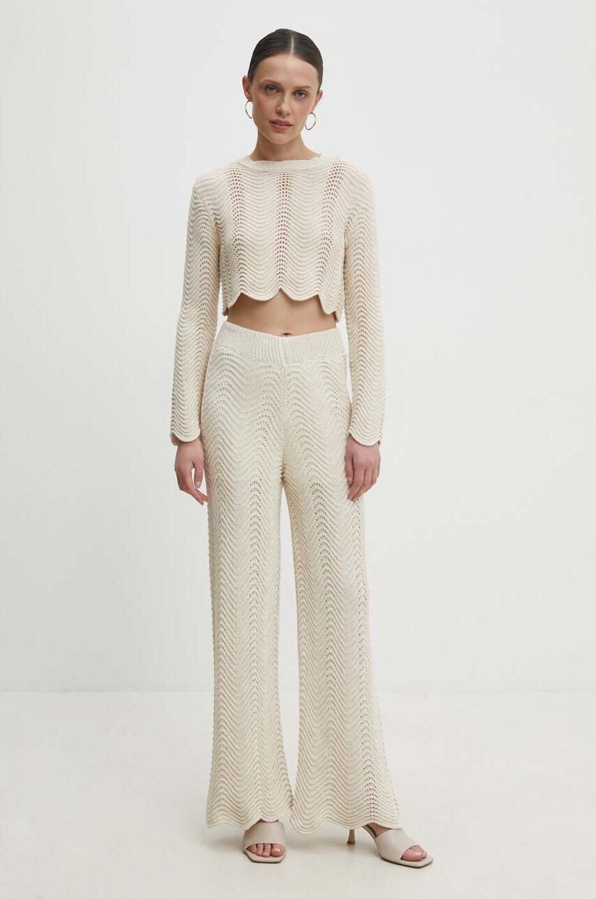 Answear Lab komplet damski kolor beżowy | Answear.com