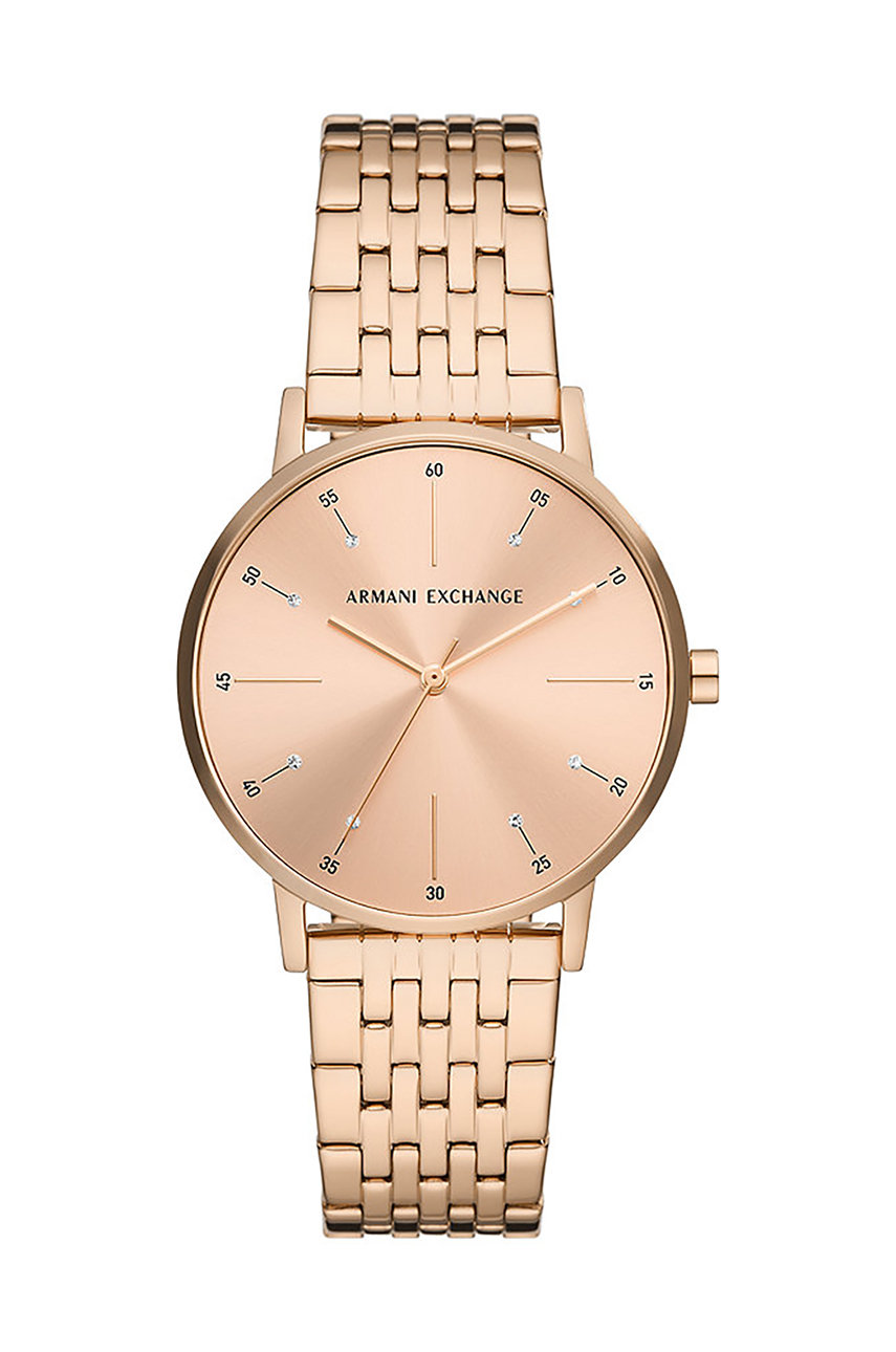 Armani Exchange zegarek damski kolor złoty | Answear.com
