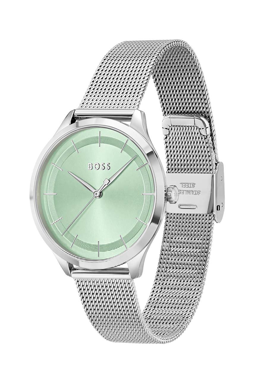 Hodinky BOSS dámske, strieborná farba | ANSWEAR.sk