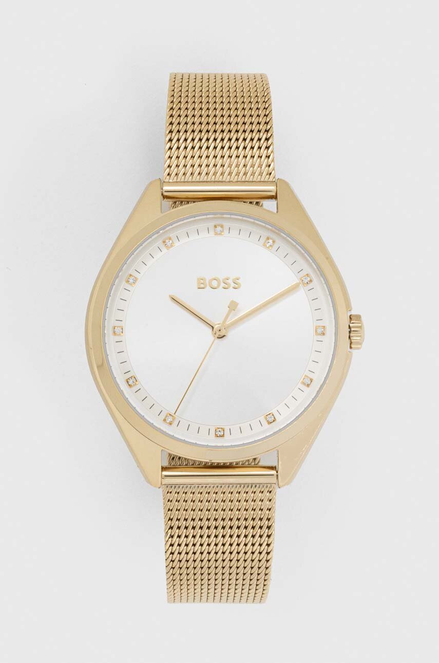 BOSS zegarek damski kolor złoty | Answear.com