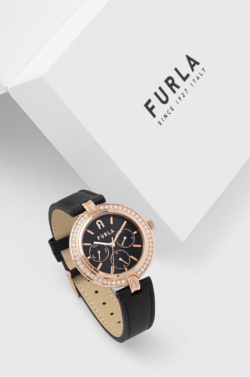 Sat Furla WW00030002L3 za žene, boja: crna | ANSWEAR.hr