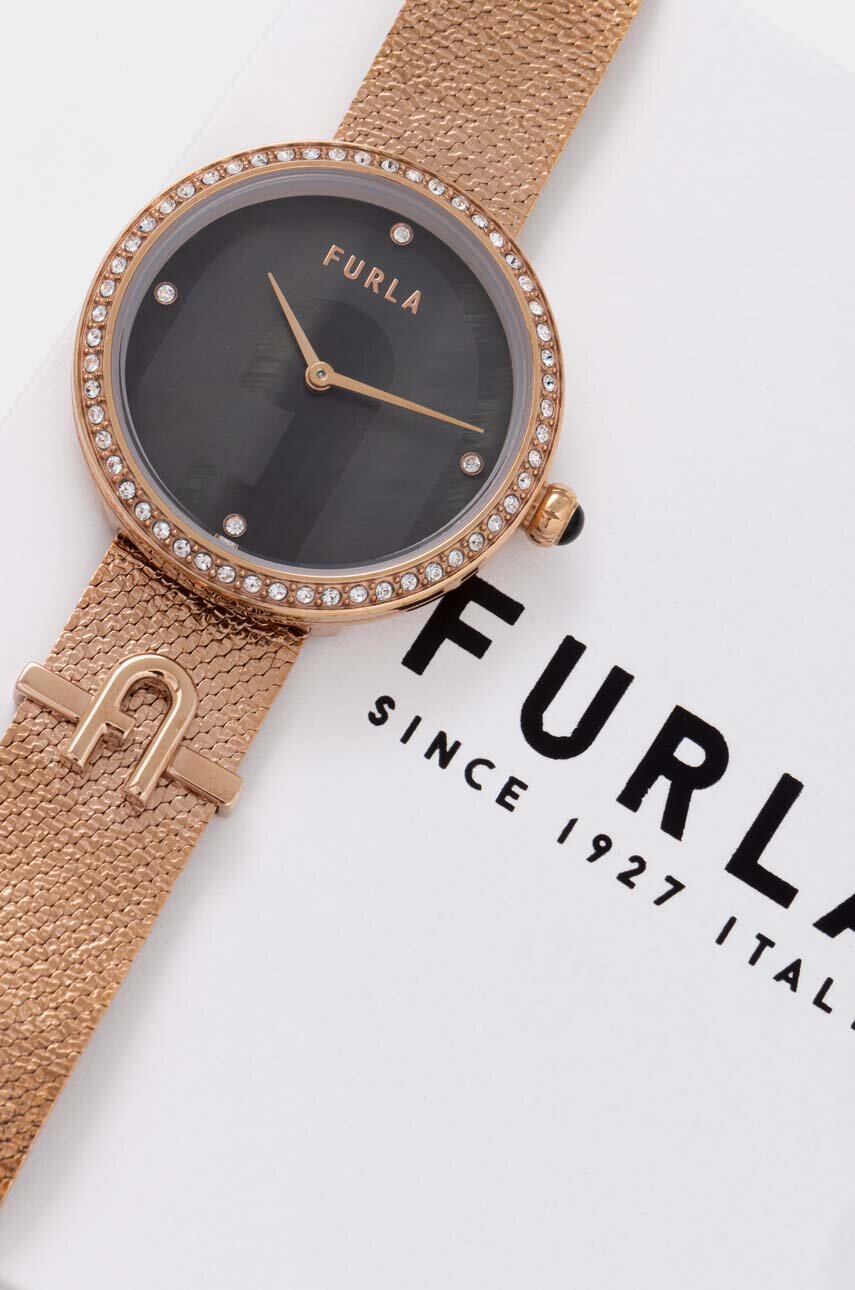 Furla zegarek damski kolor złoty | Answear.com