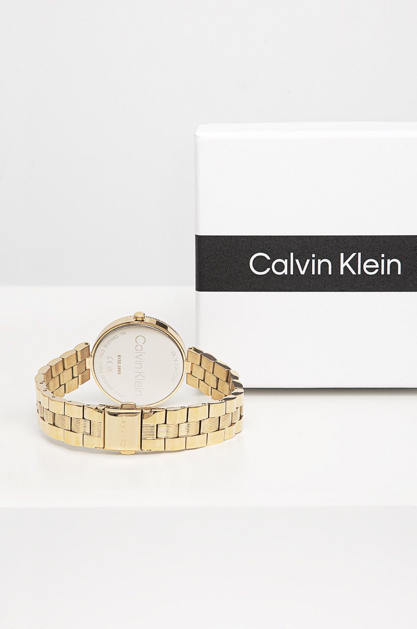 Calvin Klein zegarek damski kolor złoty 25100014 | Answear.com