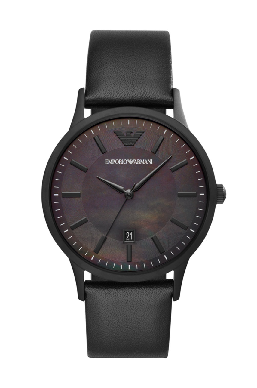 Emporio Armani Ceas bărbați, culoarea negru | ANSWEAR.ro