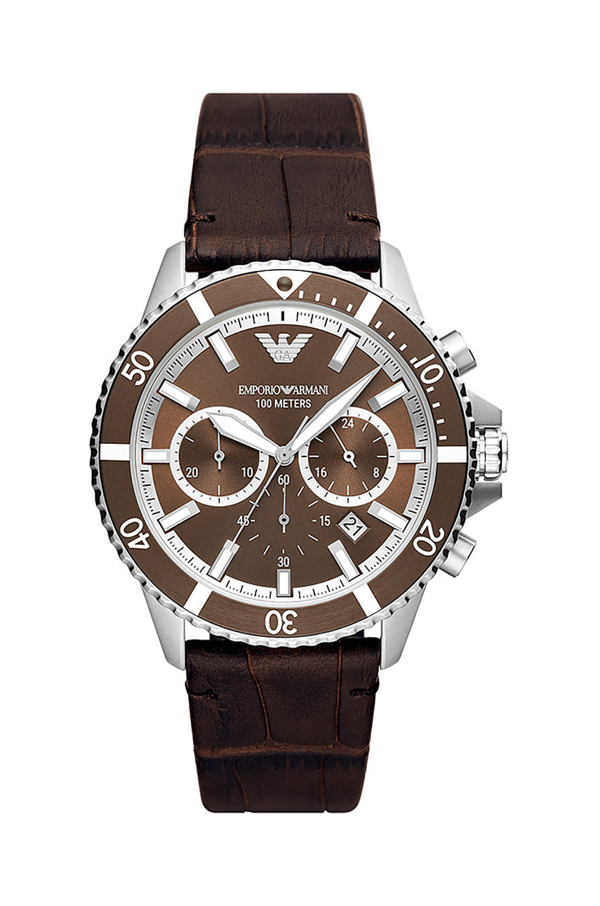 Часы Emporio Armani мужские цвет серебрянный | ANSWEAR.ua