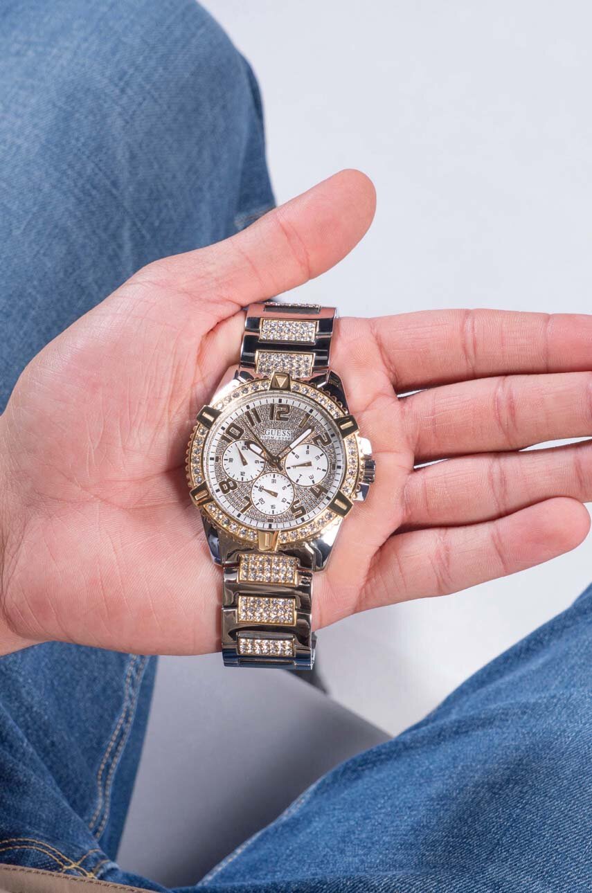 Hodinky Guess W0799G4 pánske, zlatá farba | ANSWEAR.sk