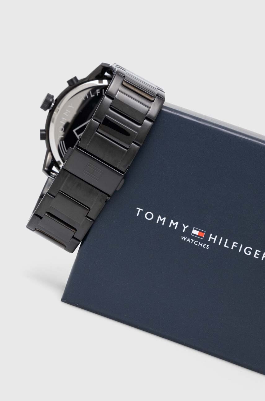 Годинник Tommy Hilfiger чоловічий колір чорний | ANSWEAR.ua