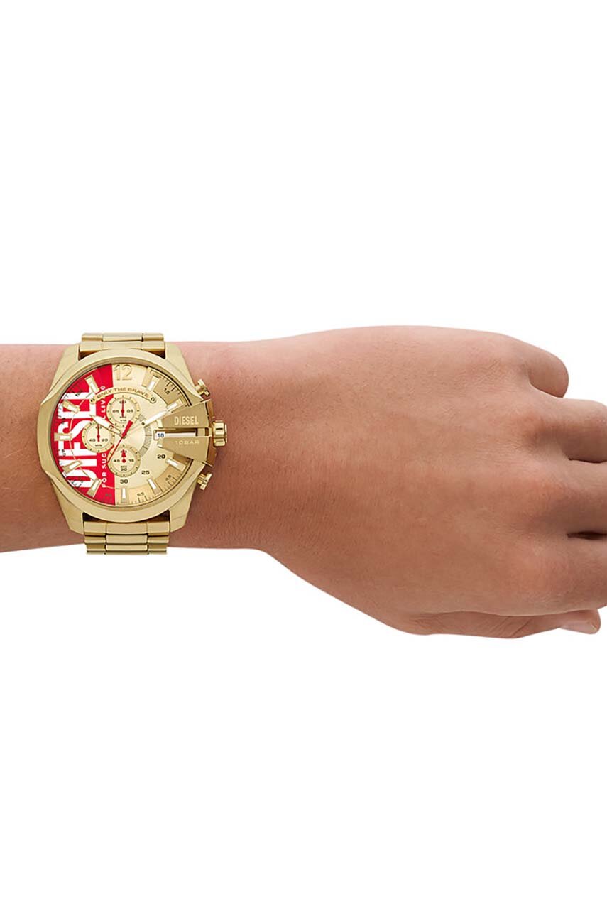 Diesel zegarek męski kolor złoty | Answear.com