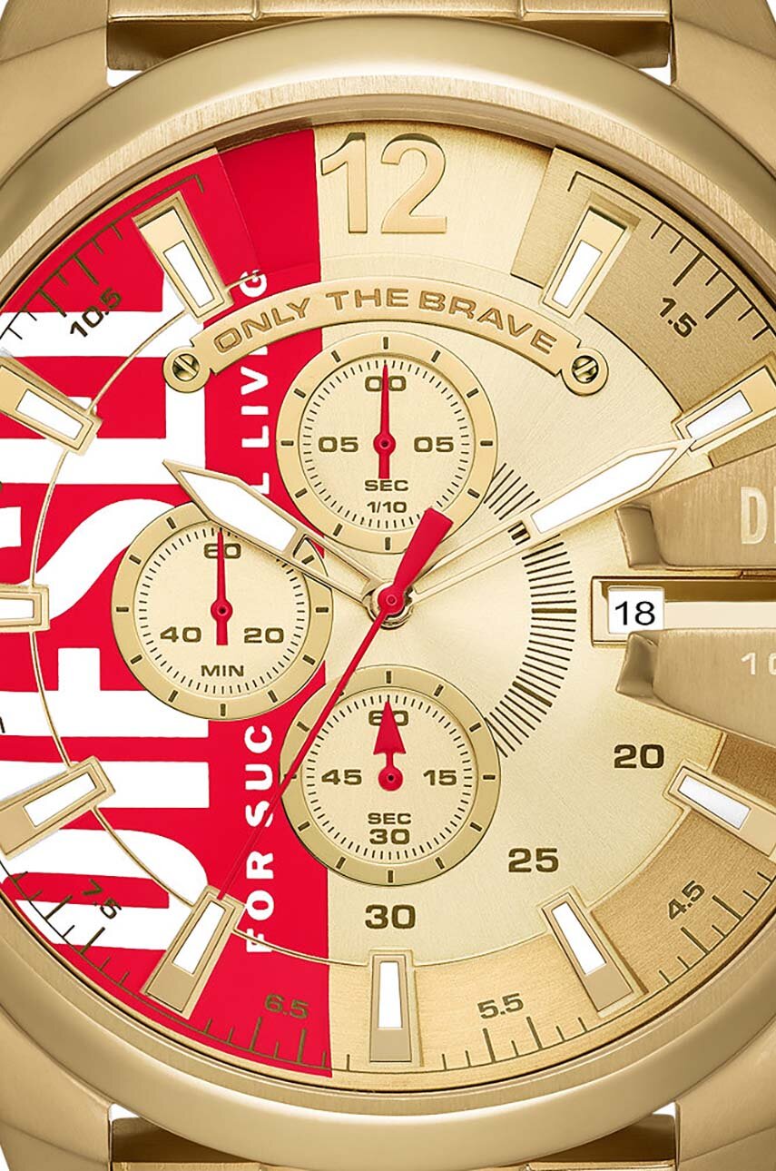 Diesel zegarek męski kolor złoty | Answear.com