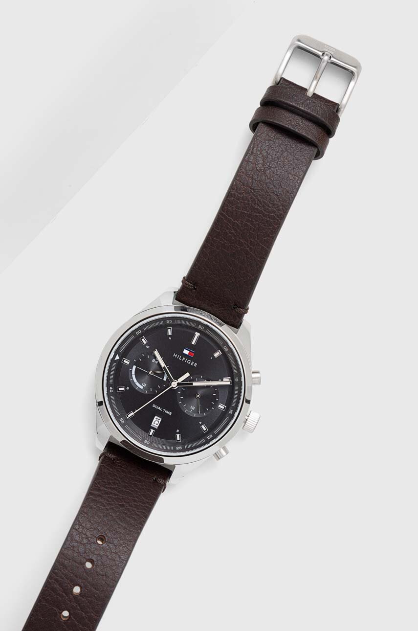 Годинник Tommy Hilfiger чоловічий колір коричневий | ANSWEAR.ua