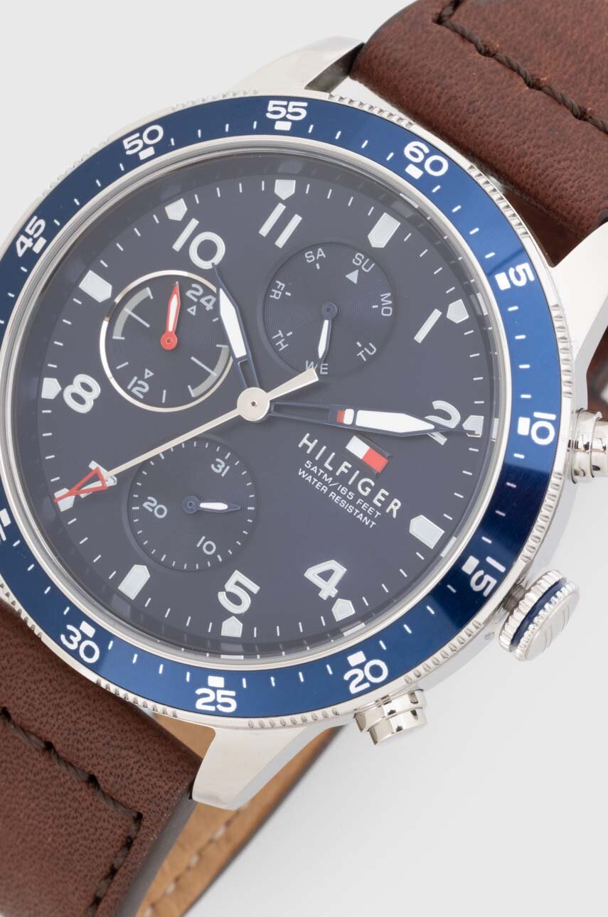 Годинник Tommy Hilfiger чоловічий колір коричневий | ANSWEAR.ua