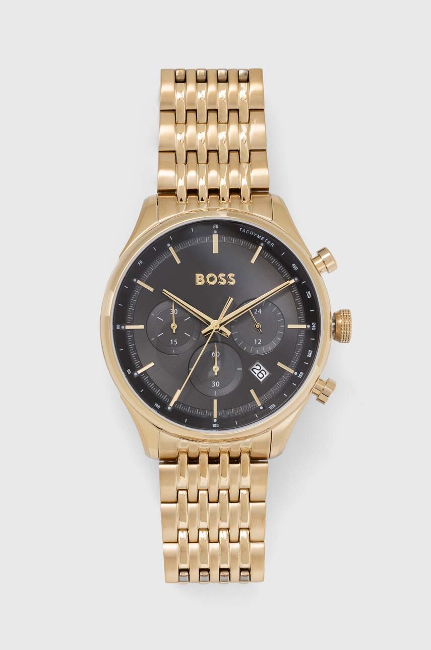 BOSS zegarek męski kolor złoty | Answear.com