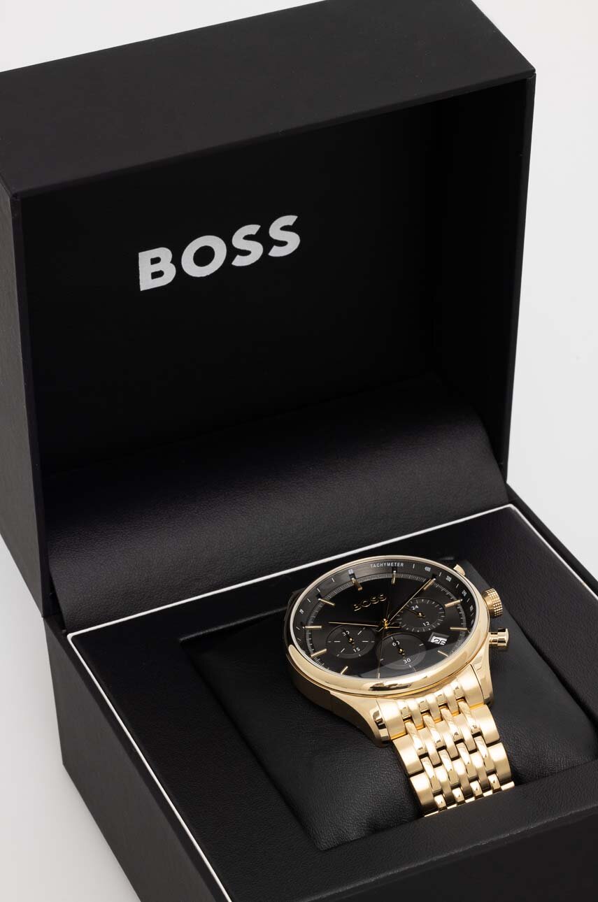 BOSS zegarek męski kolor złoty | Answear.com
