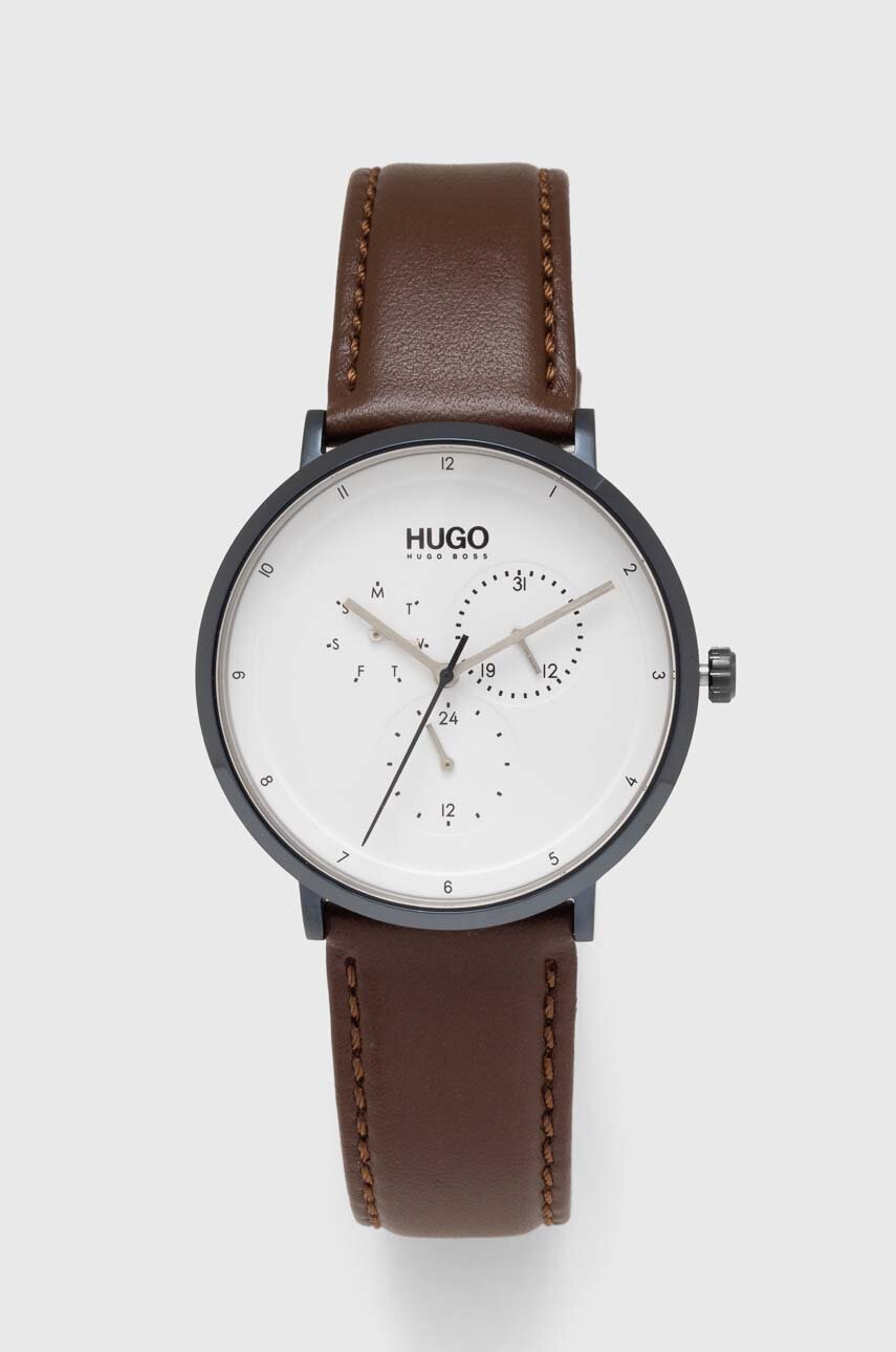 BOSS zegarek męski kolor brązowy | Answear.com