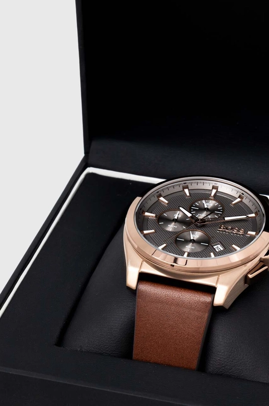 Hodinky BOSS 1513882 pánske, hnedá farba | ANSWEAR.sk