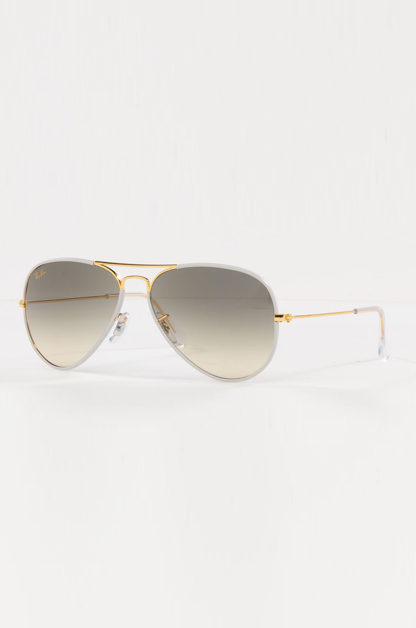 Ray-Ban okulary przeciwsłoneczne AVIATOR FULL COLOR kolor złoty ...