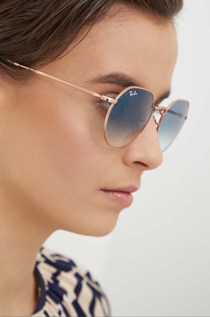 Ray-Ban okulary przeciwsłoneczne JACK kolor złoty 0RB3565 | Answear.com