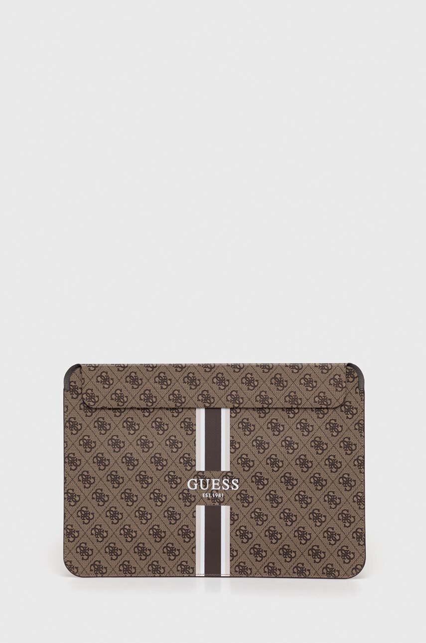 Чохол для ноутбука Guess Sleeve 14" колір коричневий | ANSWEAR.ua