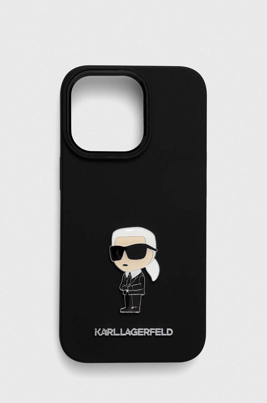 Чохол на телефон Karl Lagerfeld iPhone 13 Pro / 13 6.1 колір чорний ...