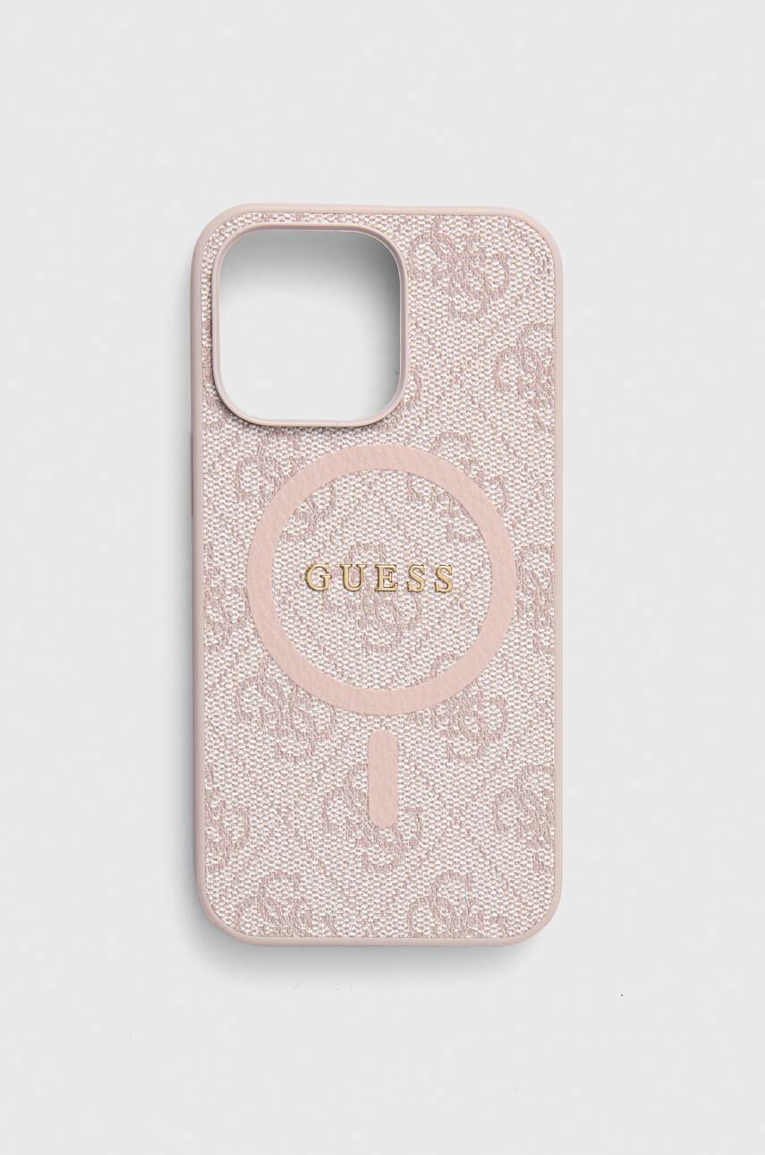 Чохол на телефон Guess iPhone 13 Pro / 13 6,1" колір рожевий | ANSWEAR.ua