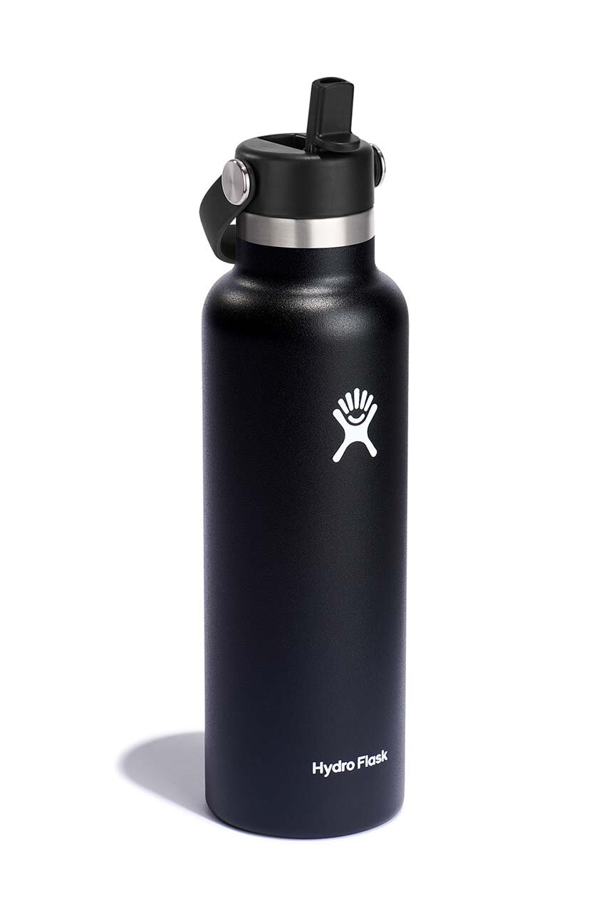 Hydro Flask butelka termiczna 21 Oz Standard Flex Straw Cap Black kolor ...