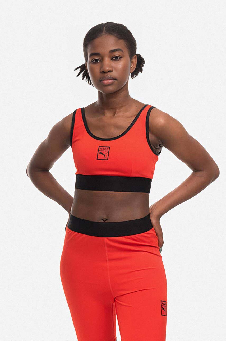 Puma bra x Vogue Bra Top red color at PRM US