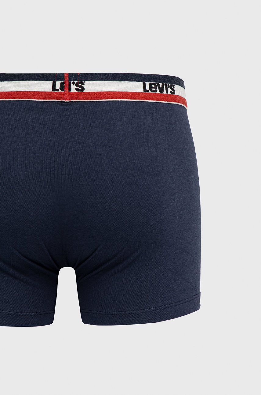Boxerky Levi's 37149.0543-whitebluer, pánske, biela farba | ANSWEAR.sk