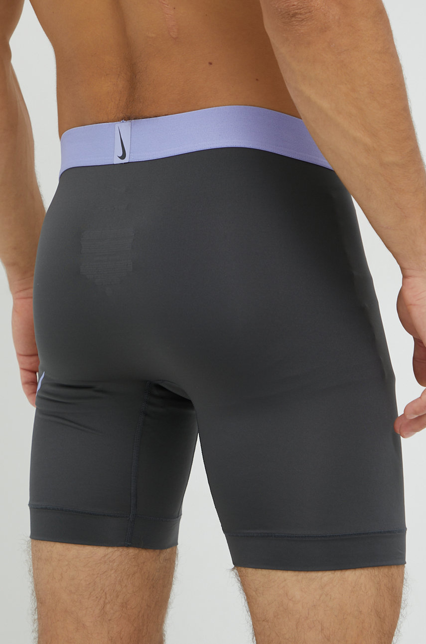 Boxerky Nike pánské, šedá barva | ANSWEAR.cz