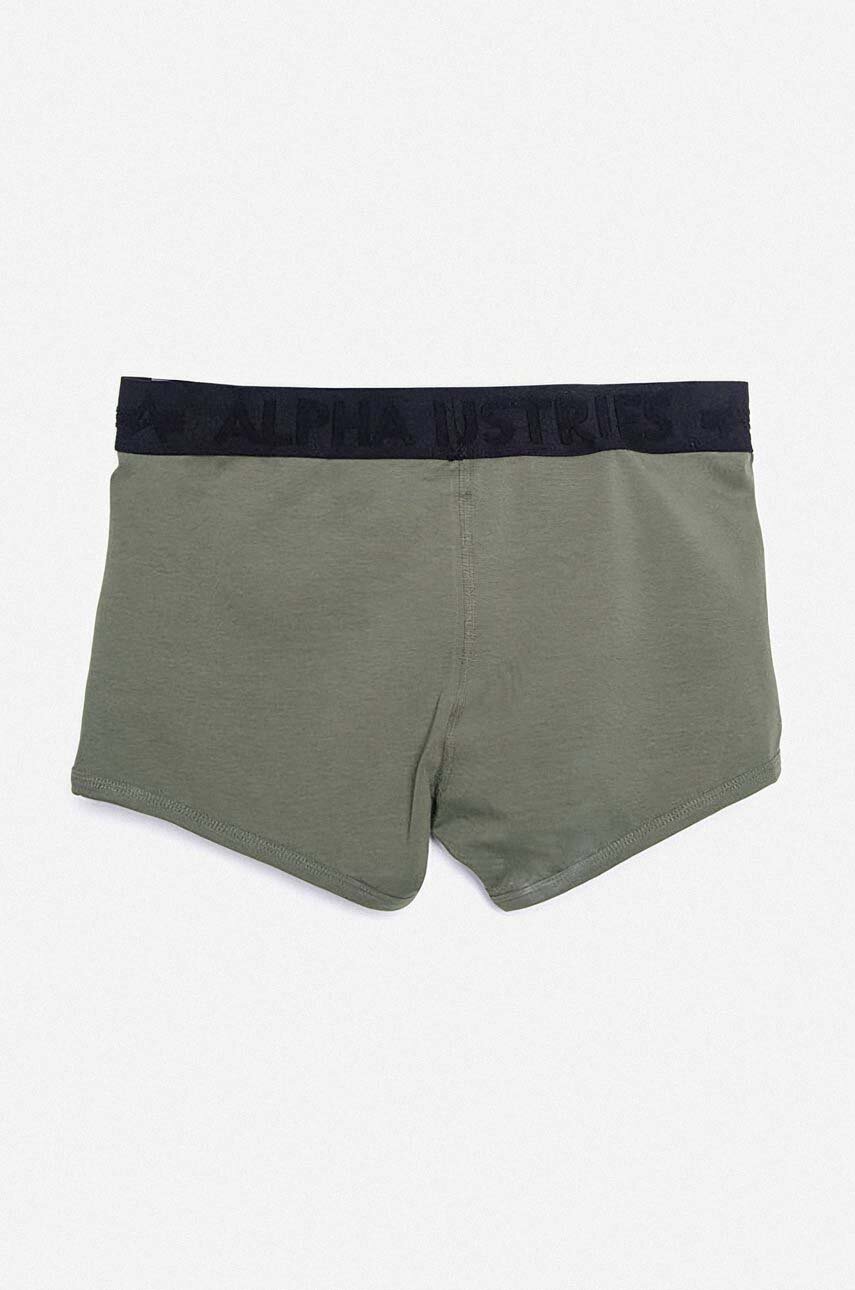 Alpha Industries boxer shorts men's green color | buy on PRM