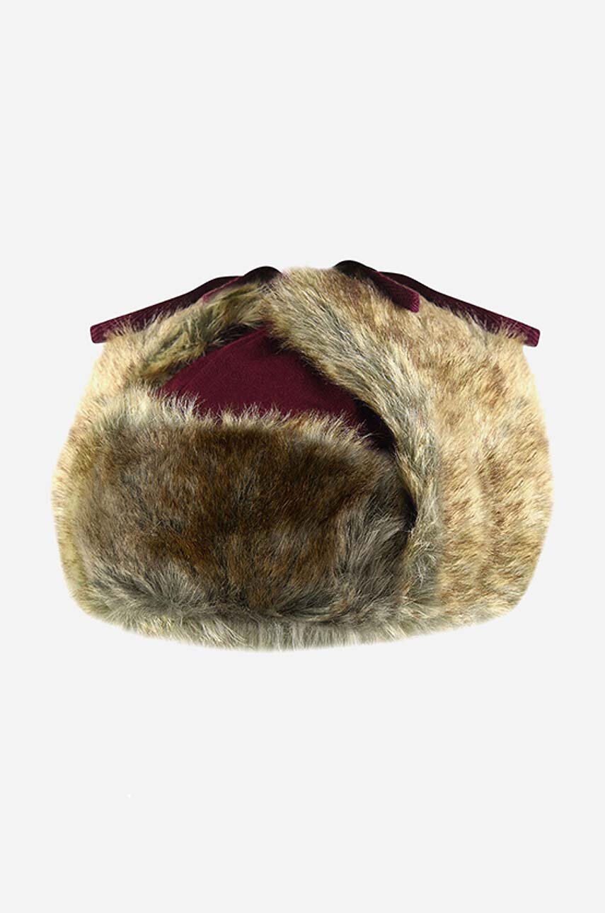 Kangol wool beanie Wool Ushanka beige color at PRM US