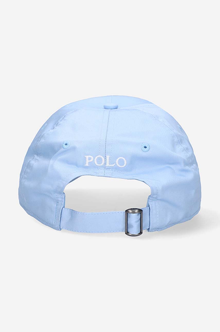 Polo Ralph Lauren cotton baseball cap Fairway blue color at PRM US