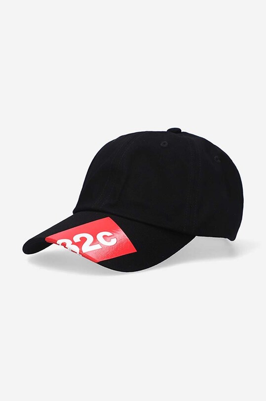 032C cotton baseball cap Tape Cap black color at PRM US