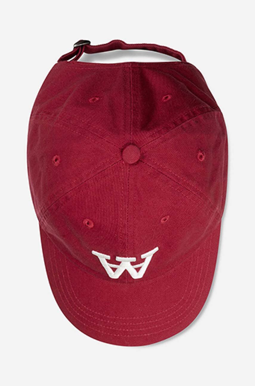 Wood Wood cotton baseball cap Eli AA Cap red color at PRM US
