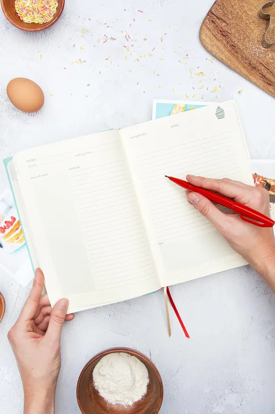 Luckies of London dziennik przepisów kucharskich My Baking Journal ...