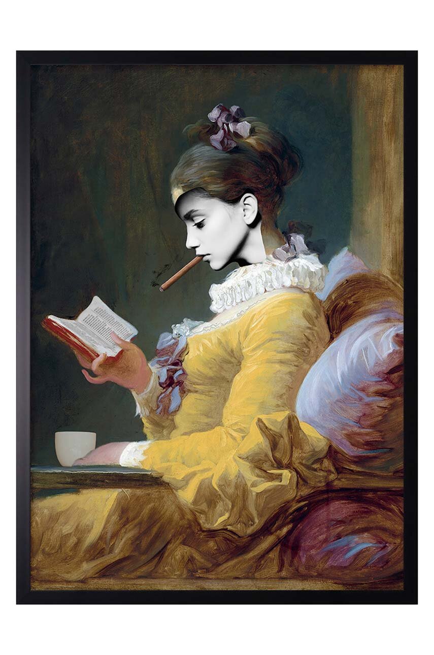 Reprodukcija na uokvirjenem papirju 50x70 cm | kupite na ANSWEAR.si