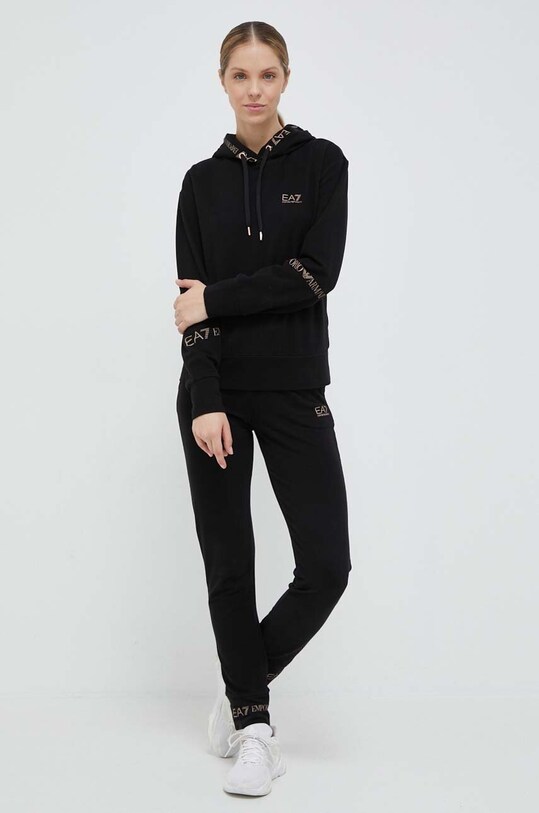 Спортивный костюм EA7 Emporio Armani женский цвет чёрный | ANSWEAR.ua