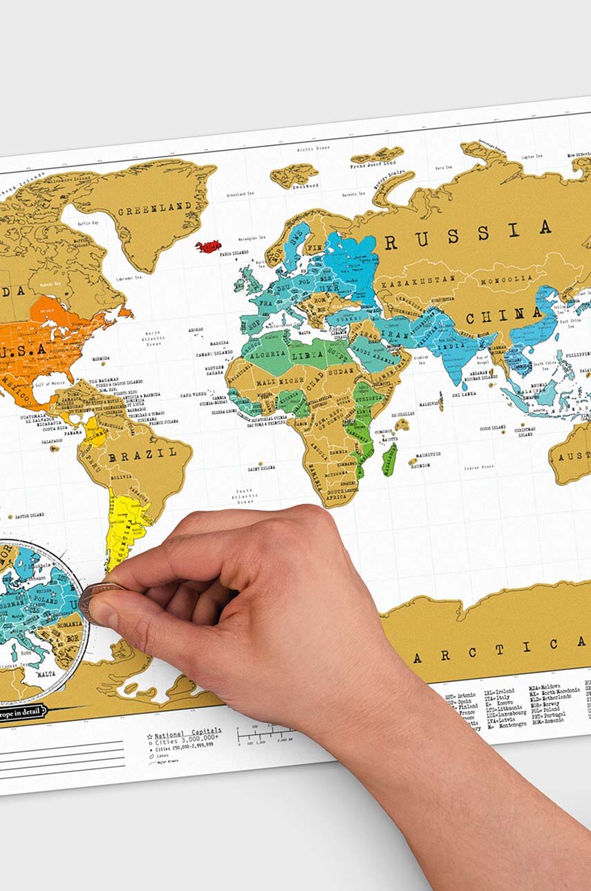 Luckies of London mapa-zdrapka Scratch Map® Travel Edition | Answear.com