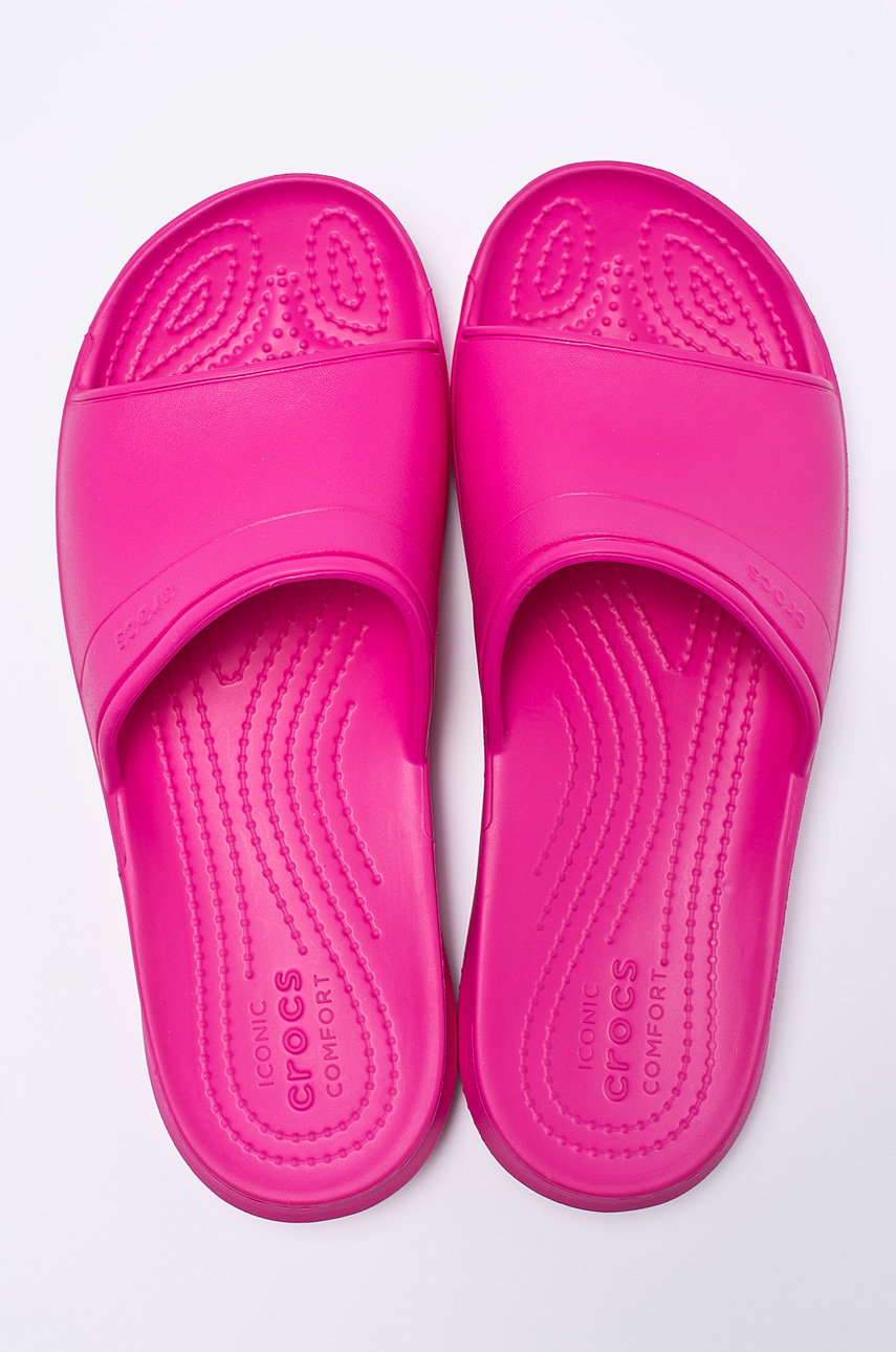 Crocs sliders CLASSIC 204067 women's pink color | buy on PRM