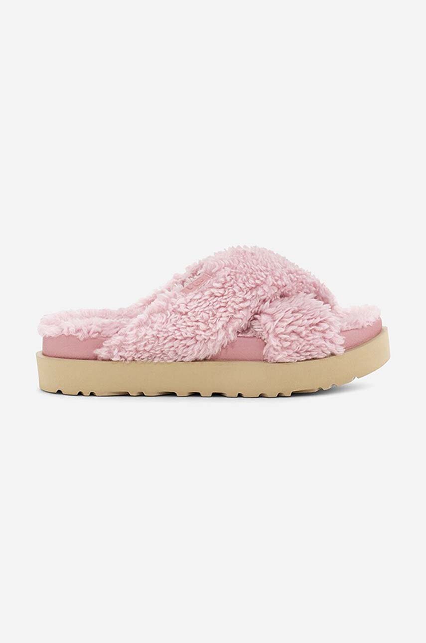 UGG sliders Fuzz Sugar women's pink color | buy on PRM